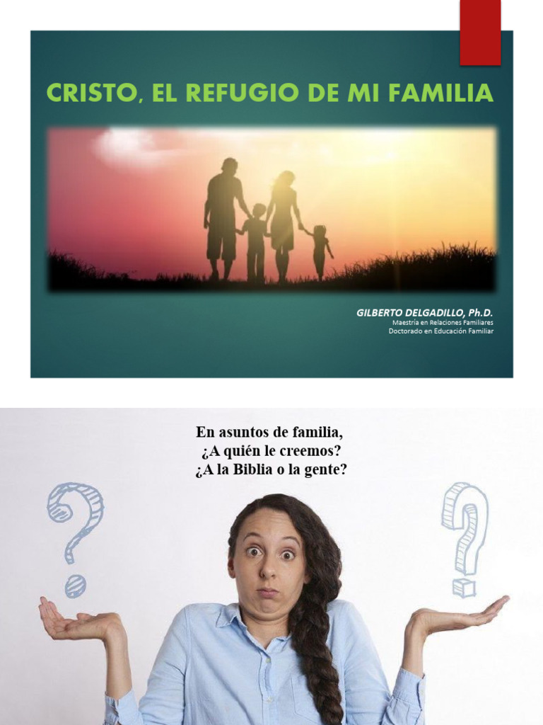 Cristo, El Refugio de Mi Familia - Dr. Gilberto Delgadillo | PDF