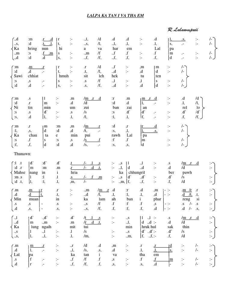 Mizo Poem: Faith and Reflection | PDF