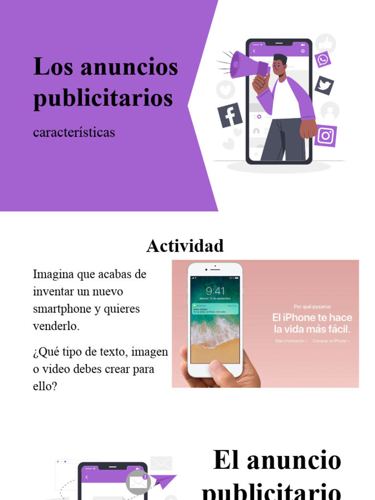 Características de los Anuncios Publicitarios | PDF | Publicidad ...