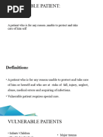 Vulnerable Patient | PDF | Patient | Nursing