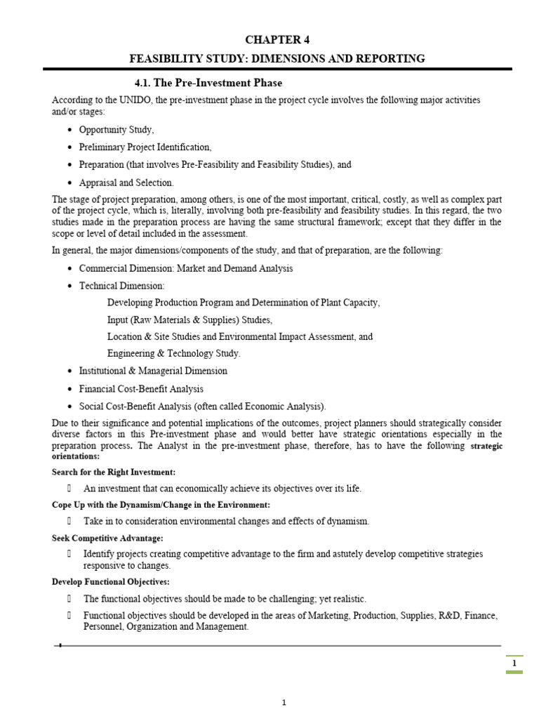 Chapter 4 and 5 - Feasibility Study | PDF | Marketing | Feasibility Study