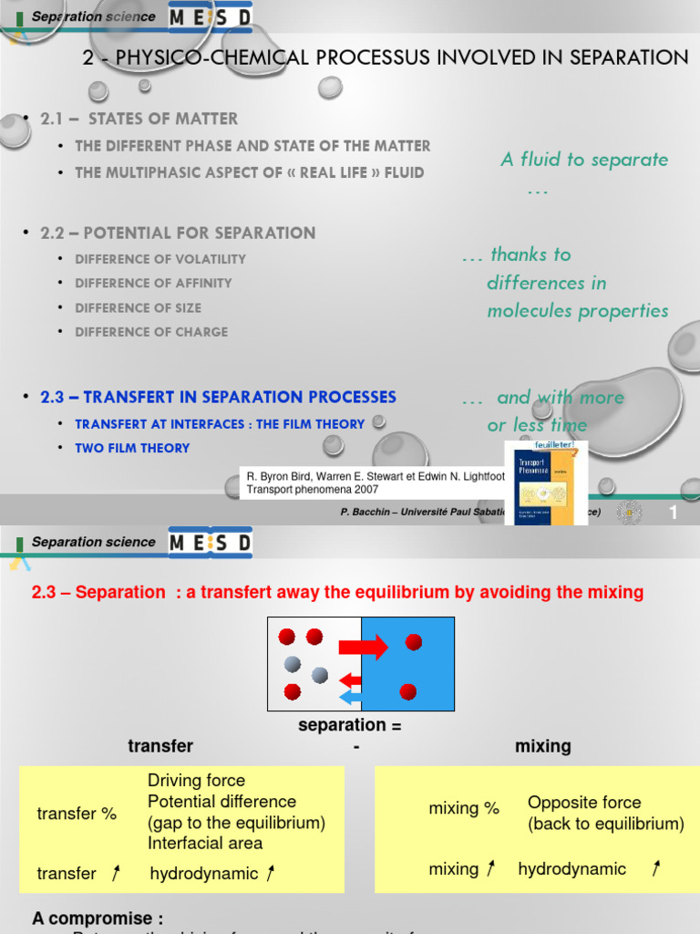 Science Separation EM3E Session4 | PDF | Osmosis | Diffusion