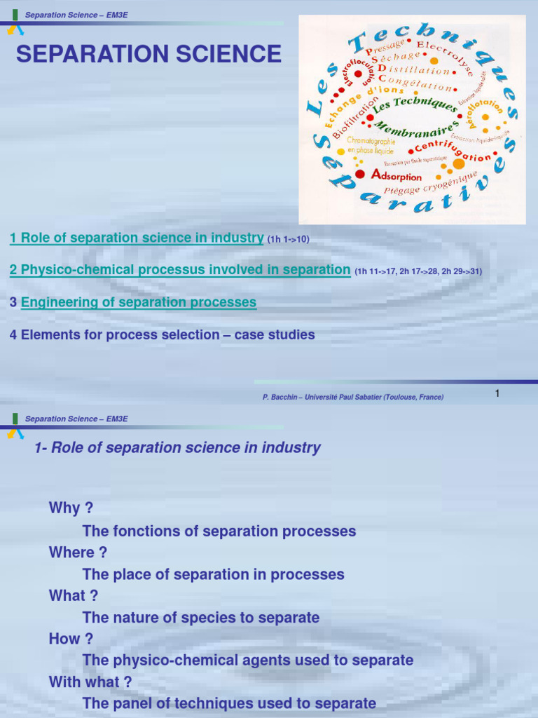 Separation Science 2 | PDF