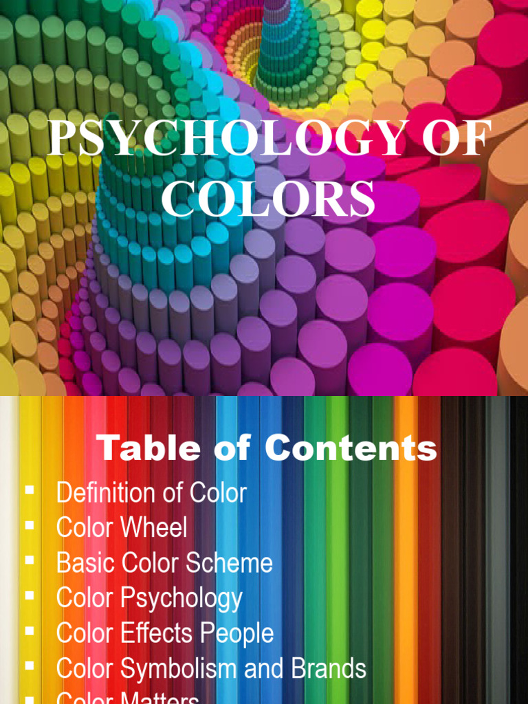 Lecture 9 Color Psychology | PDF | Color | Hue