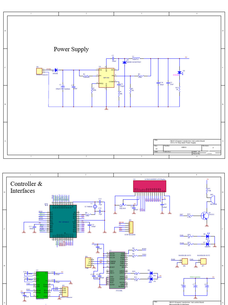 Trafo Tester Schematics-2 | Download Free PDF | Computer Hardware ...