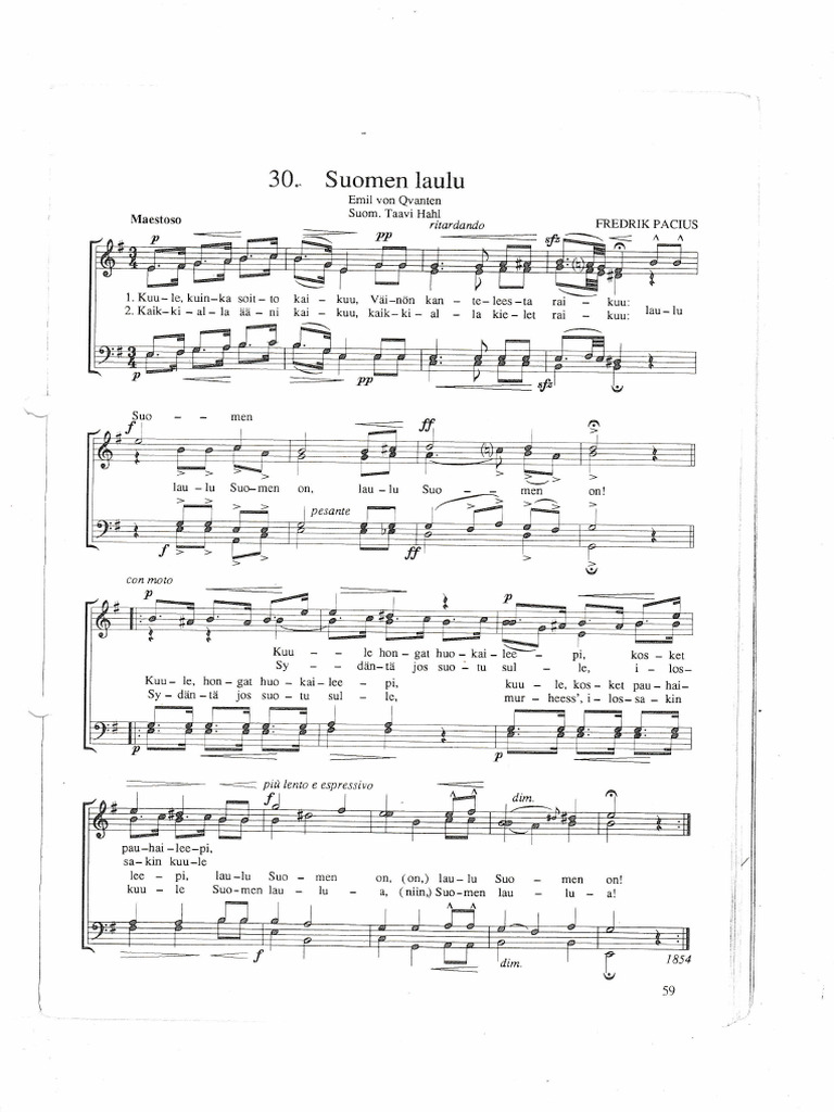 Suomen Laulu | PDF