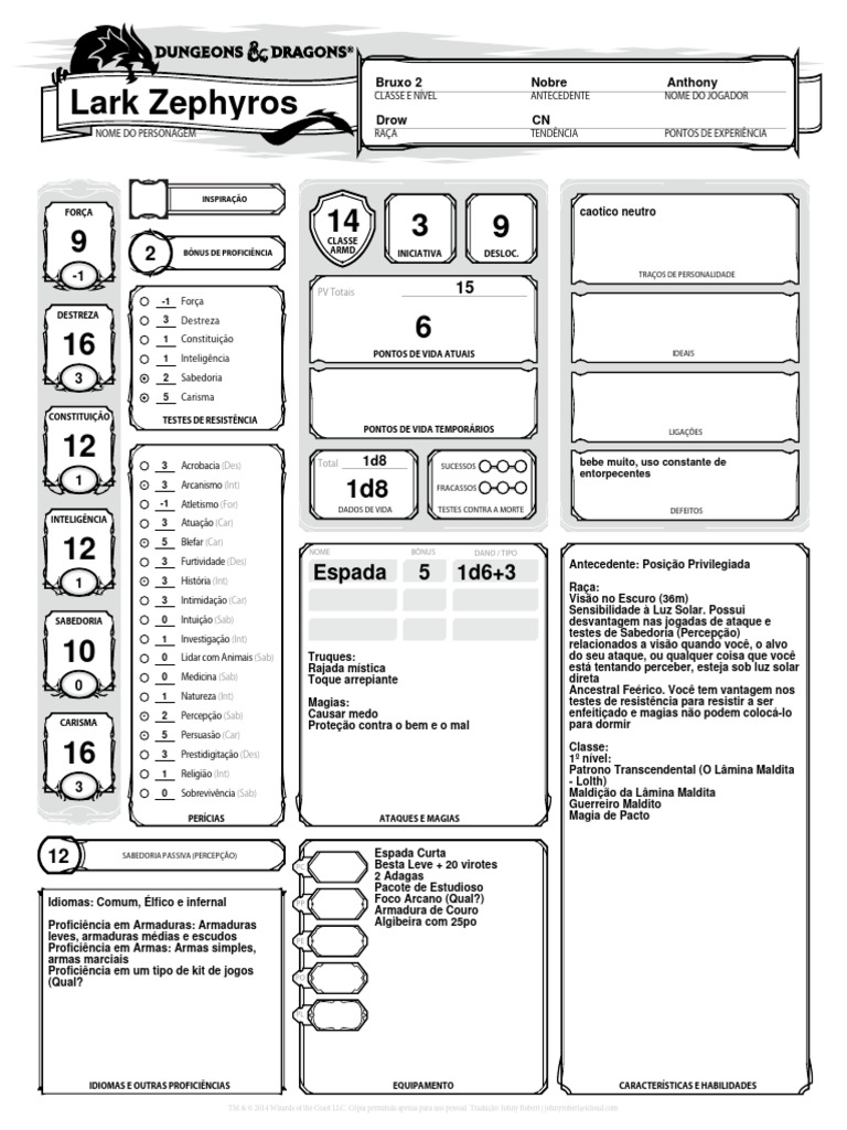 Ficha Anthony Nivel2 | PDF