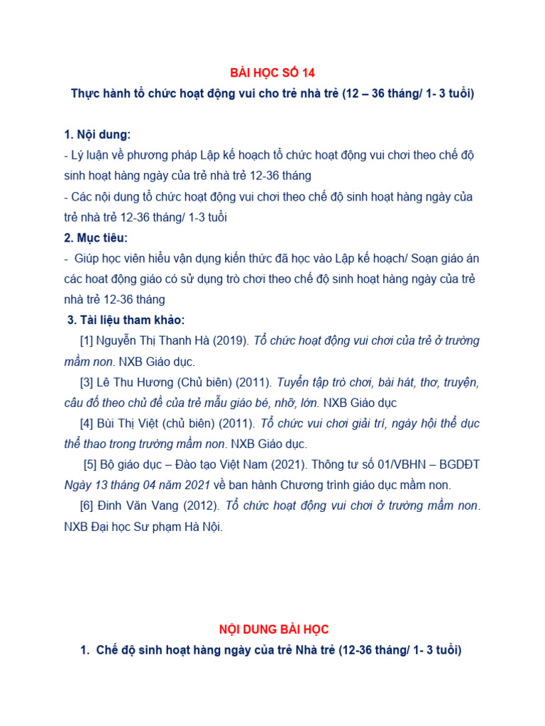 Games and Skill To Organise Play Activities For Preschoolers | PDF