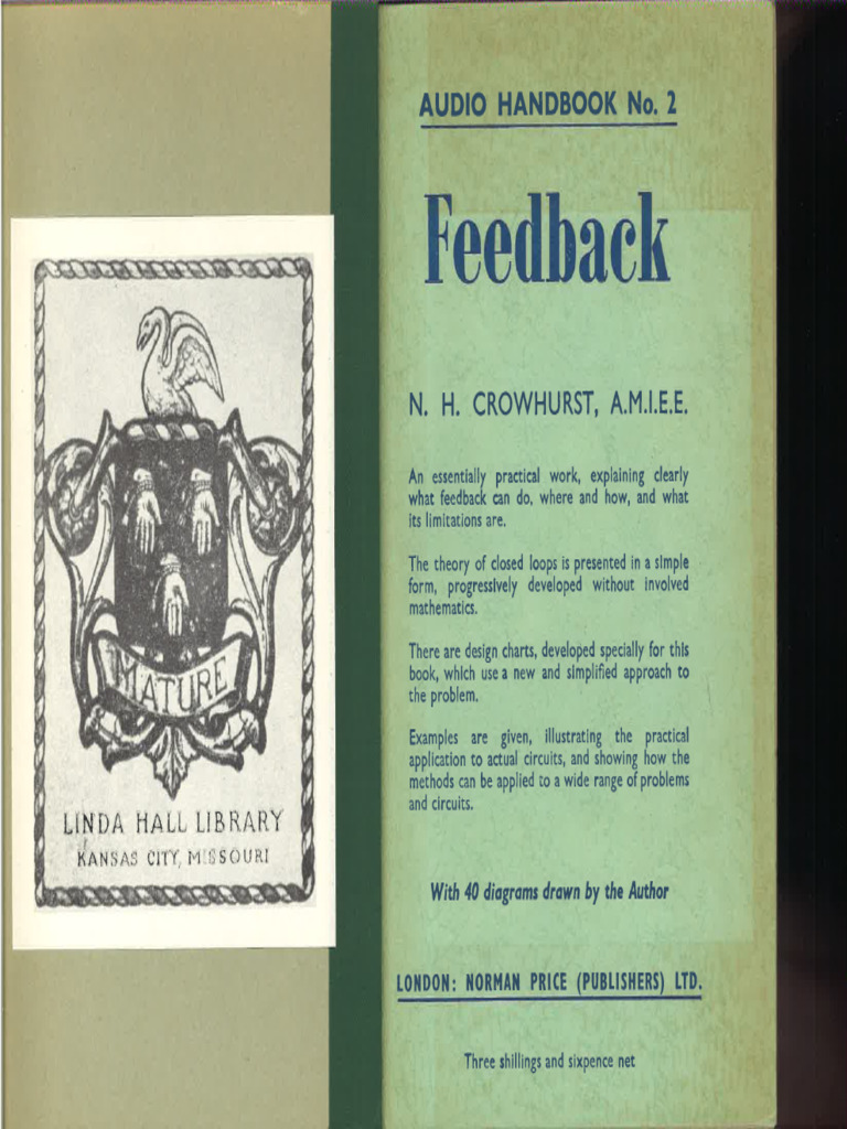 Audio Handbook - No. 2 - Feedback (Norman Crowhurst) | PDF