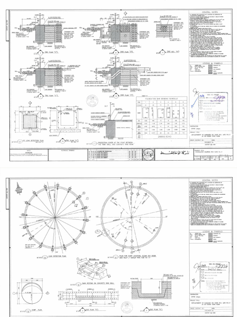 Approved Dwgs For Tank No-01 & Tank No-17 | PDF
