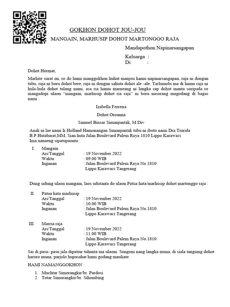 Undangan 3M Baru | PDF