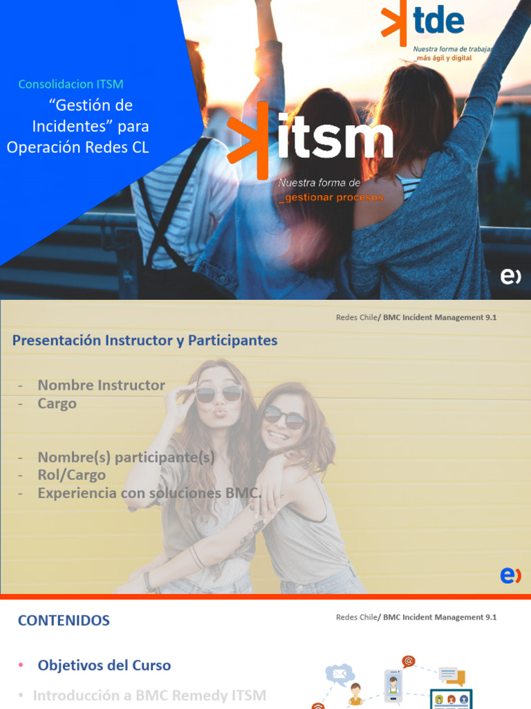 Capacitación INC - Redes Chile V7 - ITSM | PDF | It Service Management | Business