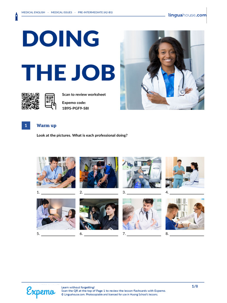 Doing-The-Job-British-English-Student | PDF | Patient | Health Sciences