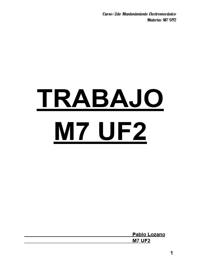 Picking Trabajo M7 Uf2 | PDF