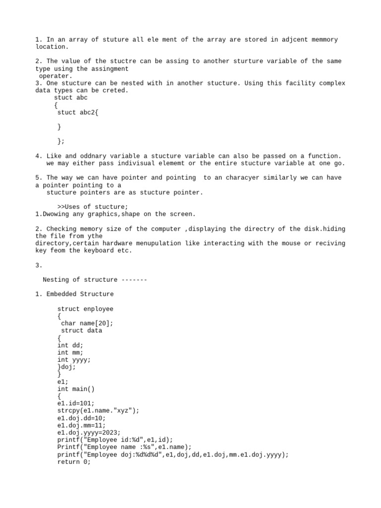 DATA Stucture | PDF | Pointer (Computer Programming) | Computer Data DATA Stucture | PDF | Pointer (Computer Programming) | Computer Data