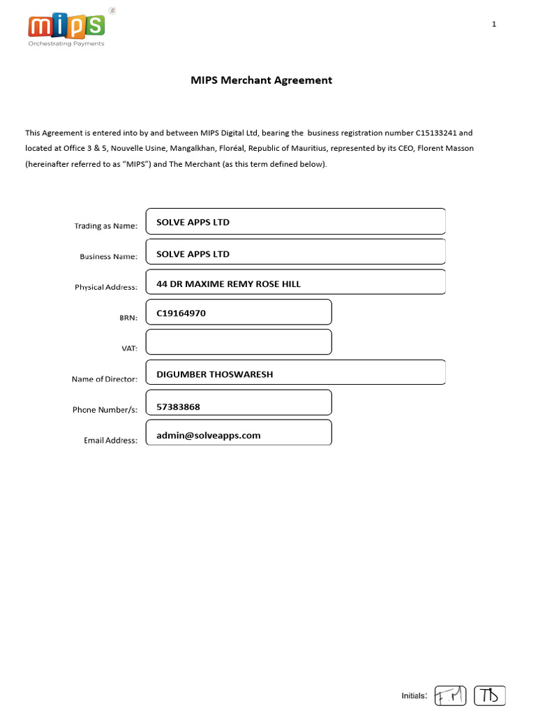 MIPS Agreement 2023 - KdTa - Fundkiss - Docx New 19.02.24 | PDF