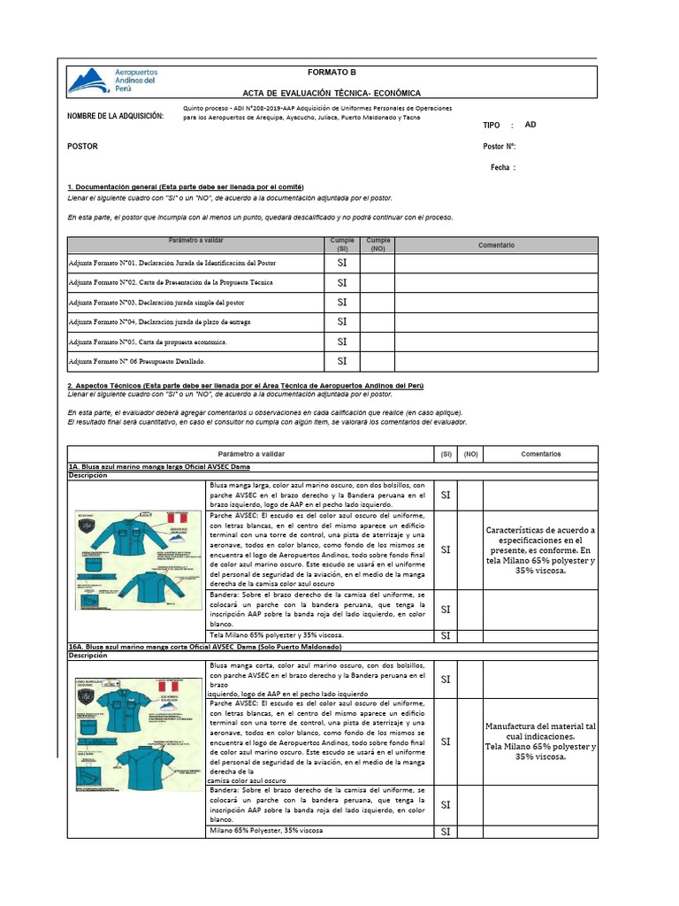 Formato B | PDF | Aeropuerto | Control de tráfico aéreo