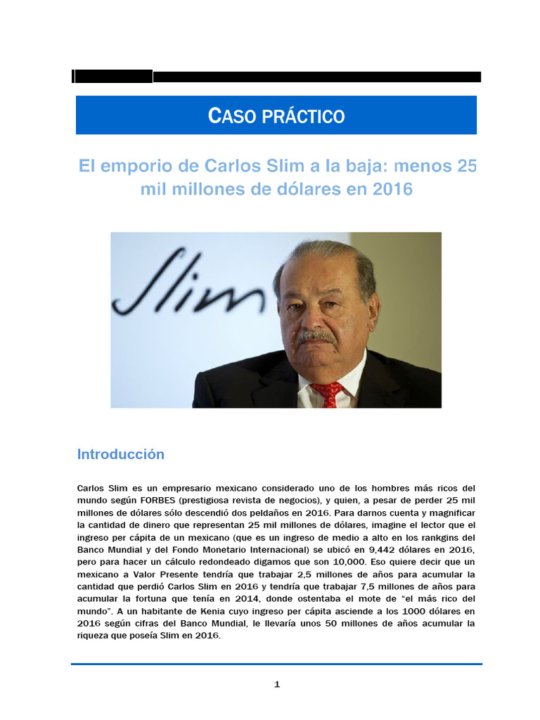 Caso Practico-1 | PDF | Economias