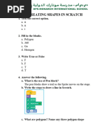 Grade 3 Scratch Worksheet Activities | PDF | Scratch (Programming ...