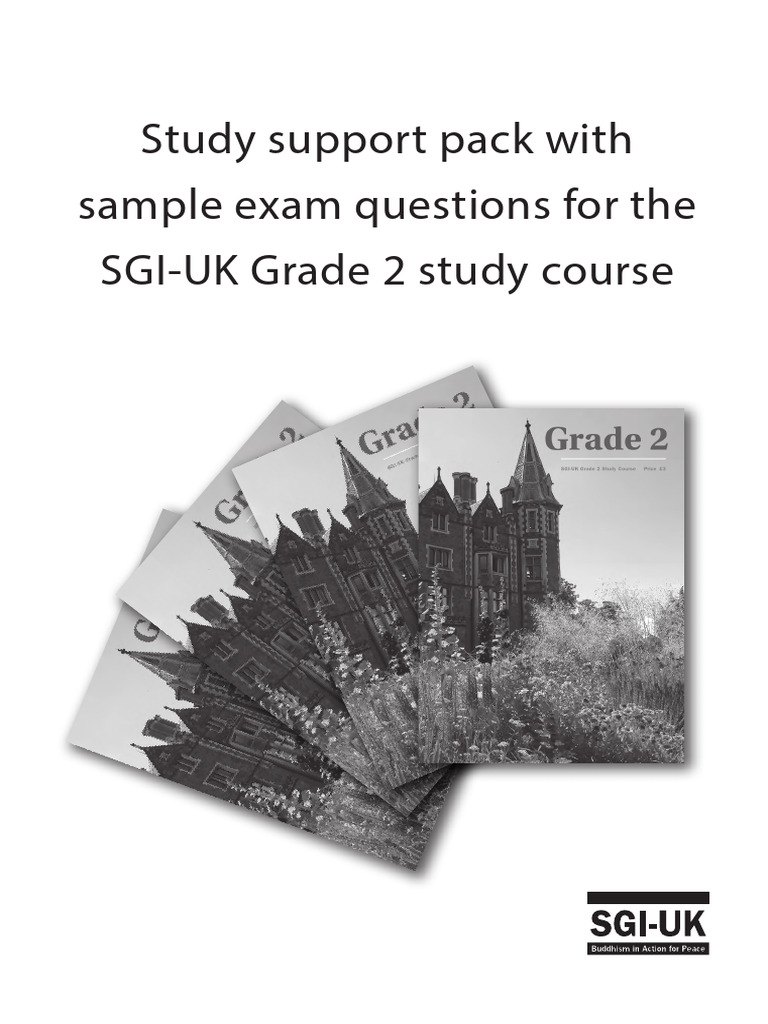 SGI-UK Grade 2 Exam Study Pack | PDF | Lotus Sutra | Schools Of Buddhism