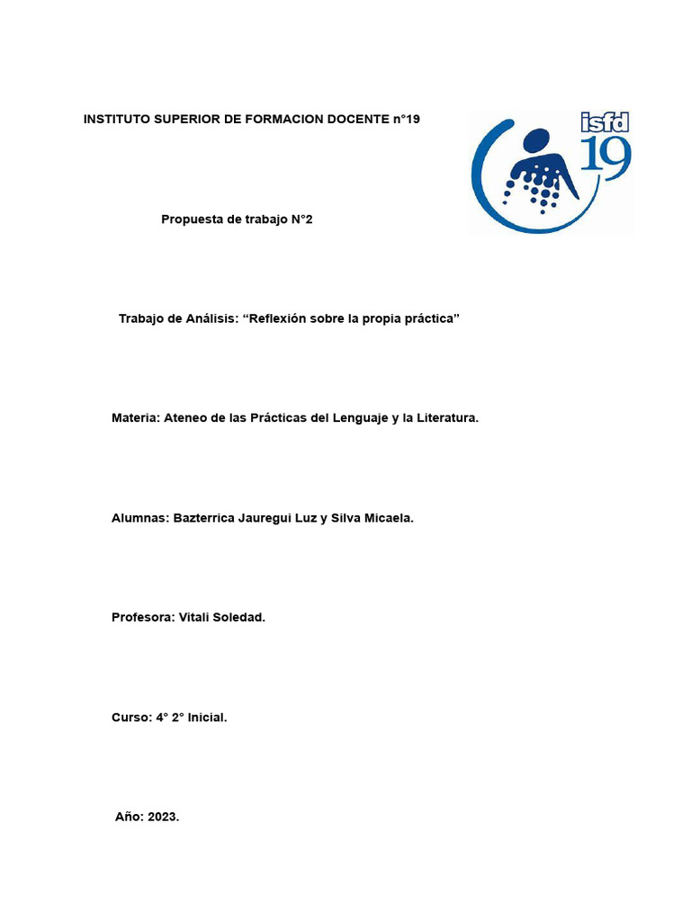 TP N°2 (Propuesta de Analisis) | PDF
