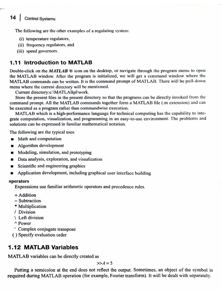 MATLAB Commands | PDF