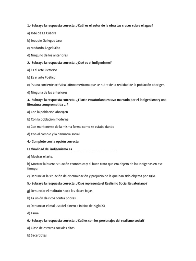 Cuestionario de 2BGU | PDF | Falacia