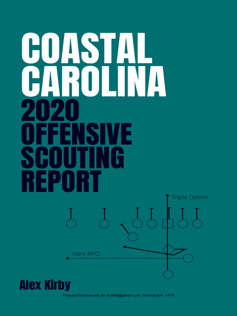 2020 Coastal Carolina Advanced Scouting Report 2 | PDF | American ...