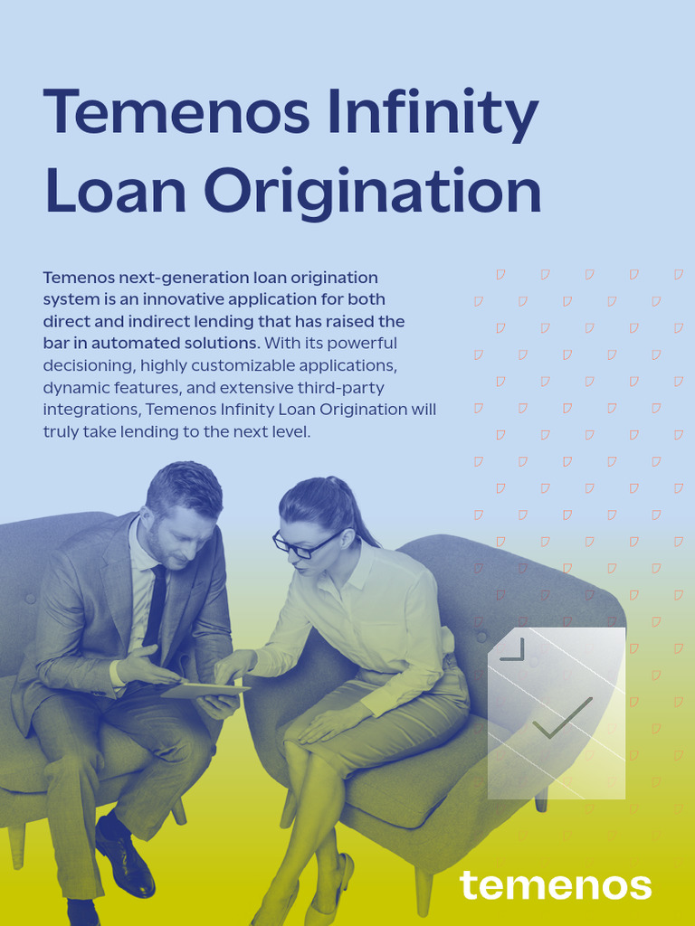 Temenos Infinity - Loan Origination Fact Sheet | PDF | Loan Origination ...