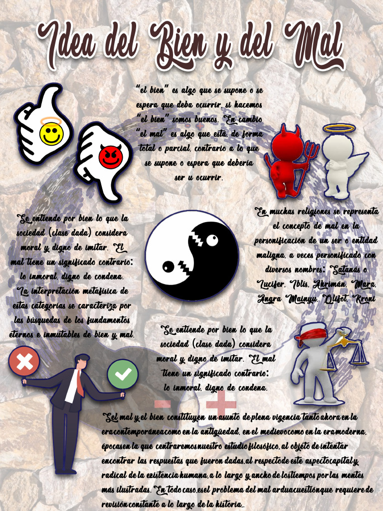 Infografia Sobre Bien Y Mal Pdf
