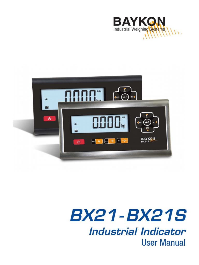 BX21 User Manual en v1 - 4 | PDF | Power Supply | Weight