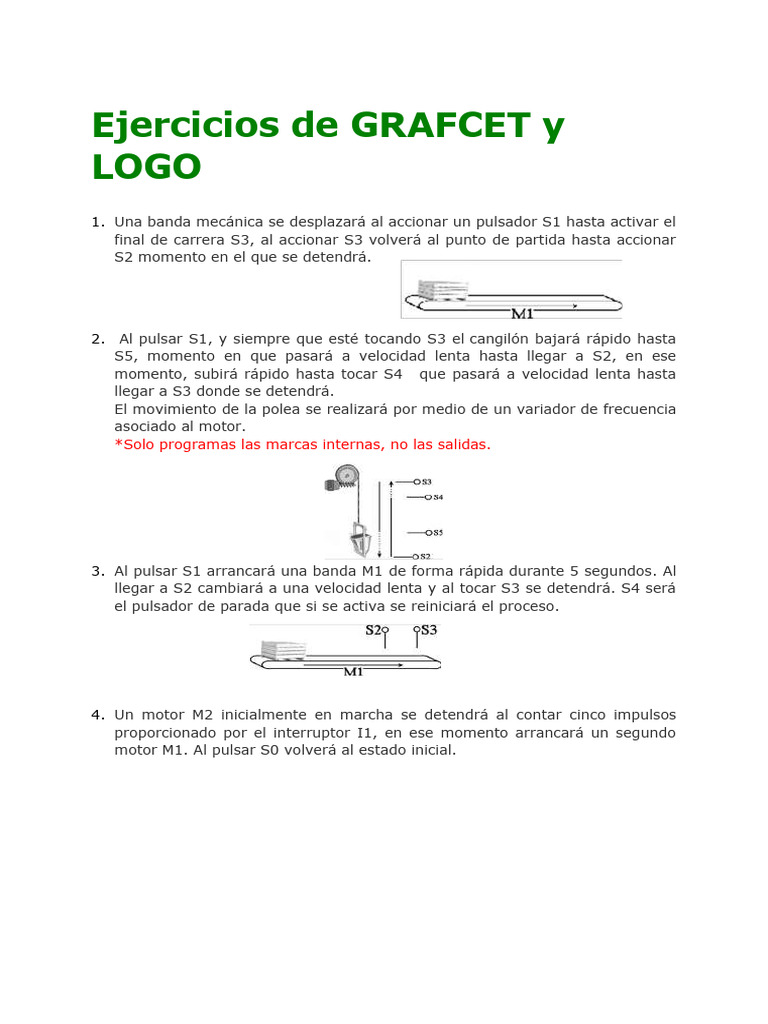 Ejercicio de Grafcet | PDF | Perforar | Bienes manufacturados