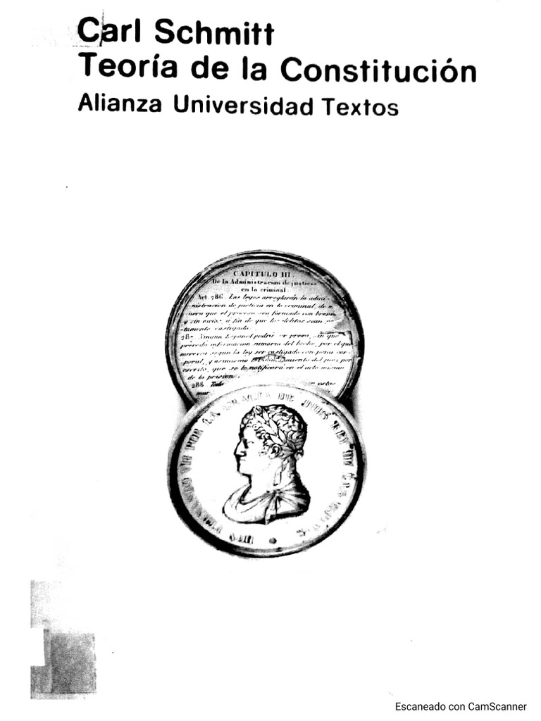 Teoria De La Constitucion Pdf