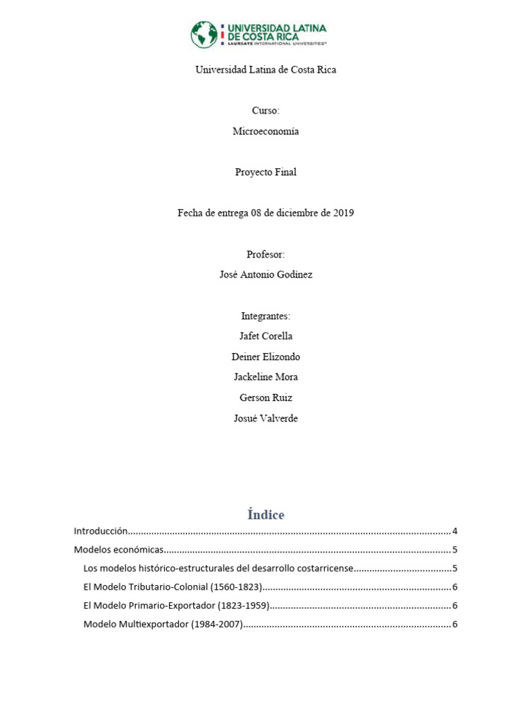 Modelo Economicos | PDF