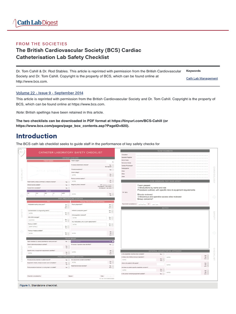 The British Cardiovascular Society (BCS) Cardiac | Download Free PDF ...
