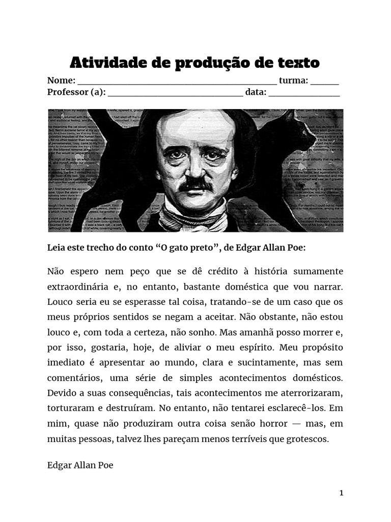 Produção de Conto de Terror | PDF