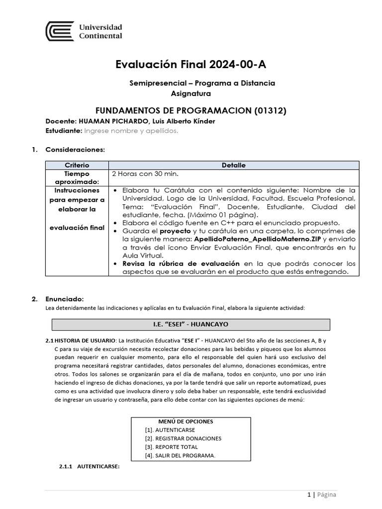 Eva Fin Fun Pro 2024-00-A-Lakhp | PDF | Programación de computadoras