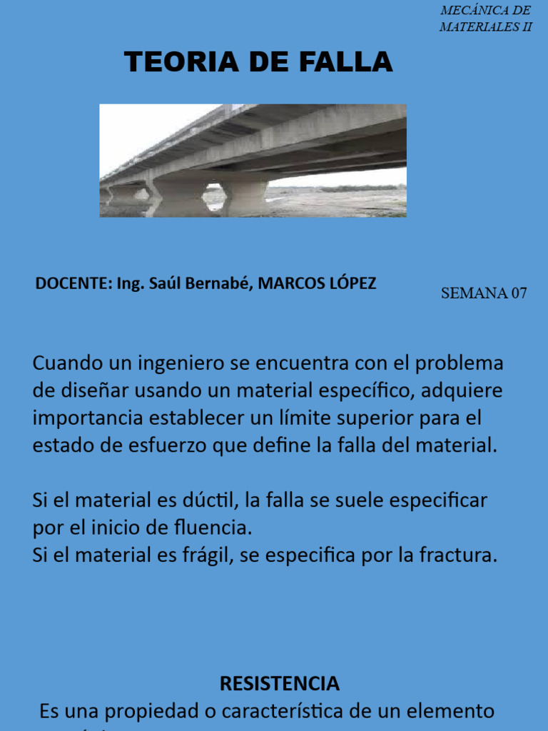 Semana 07 Teoria de Falla | PDF