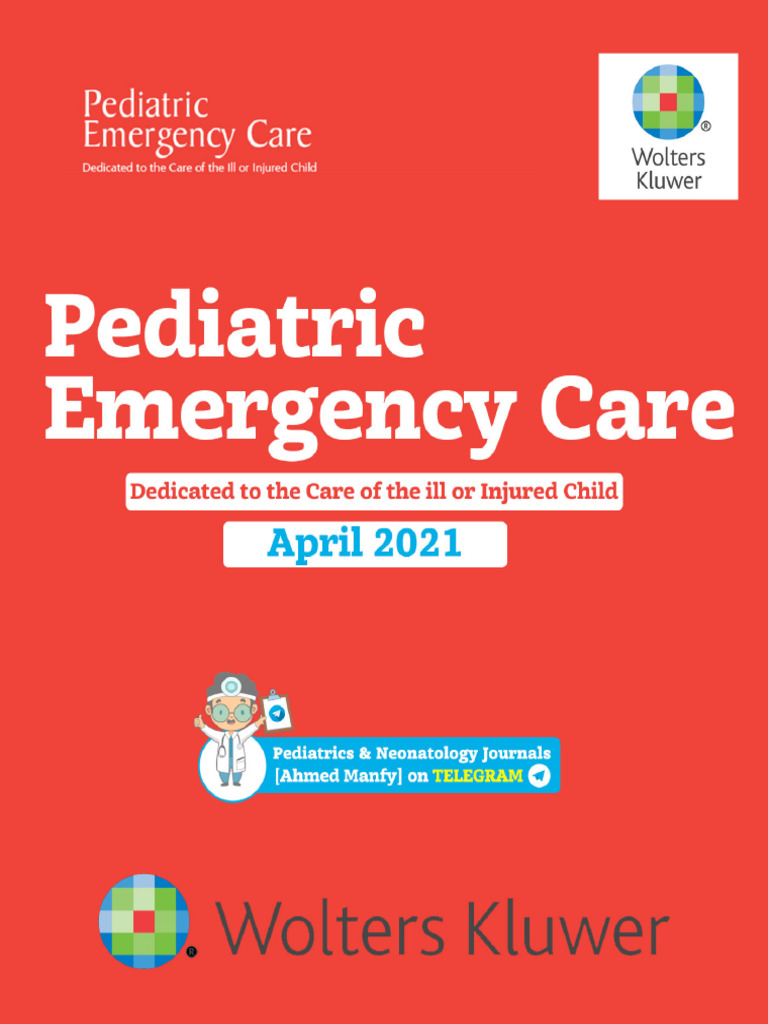 April 2021 - Pediatric Emergency Care | PDF | Echocardiography | Allergy