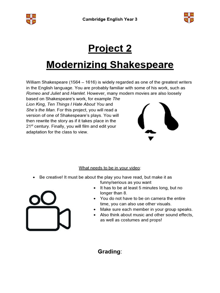 Project 2 - Shakespeare | PDF