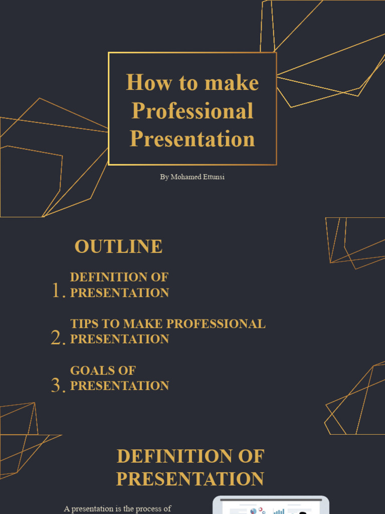 Tips for Professional Presentations | PDF | Cognition | Communication