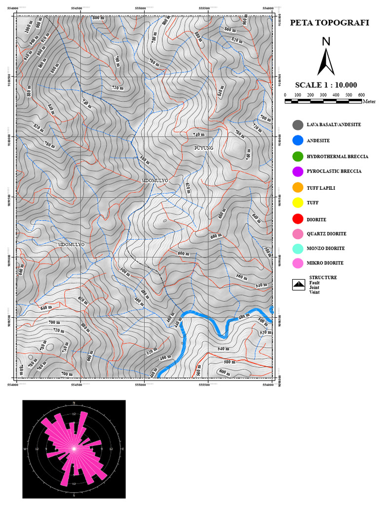 Peta Topografi Mapping | PDF | Volcanism | Sedimentology