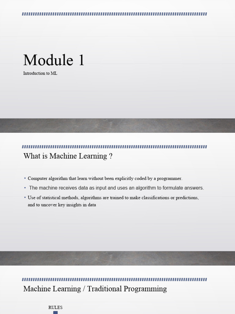 Module 1 ML Mumbai University | PDF | Machine Learning | Cluster Analysis