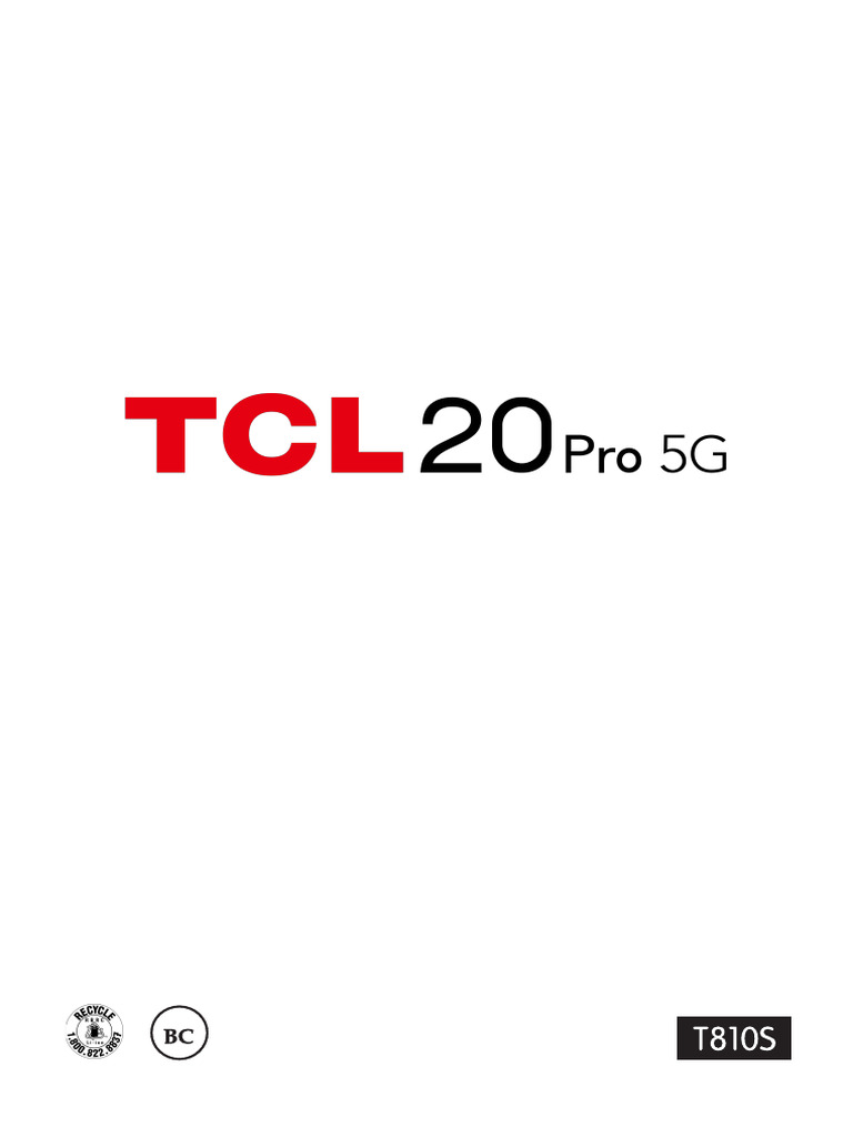 Ottawa - TCL 20 Pro 5g - t810s For Us Om - Um - Spanish - Final | PDF ...