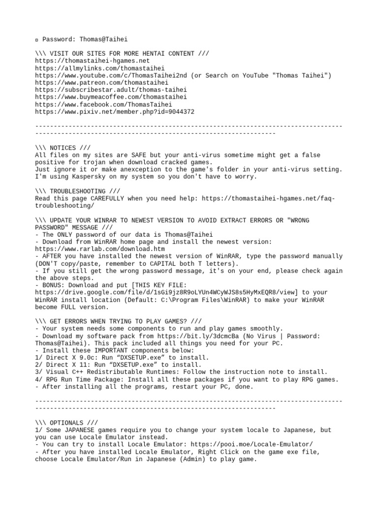 # Thomas Taihei - READ ME | PDF | Computing Platforms | Software