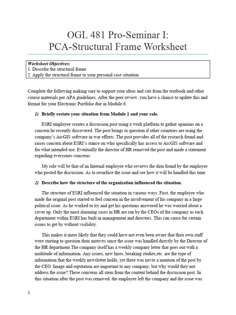 2 Structural Frame Esri Pdf Employment Esri 