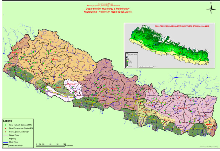 1837228842existing Hdrometric Network of Nepal Project New | PDF