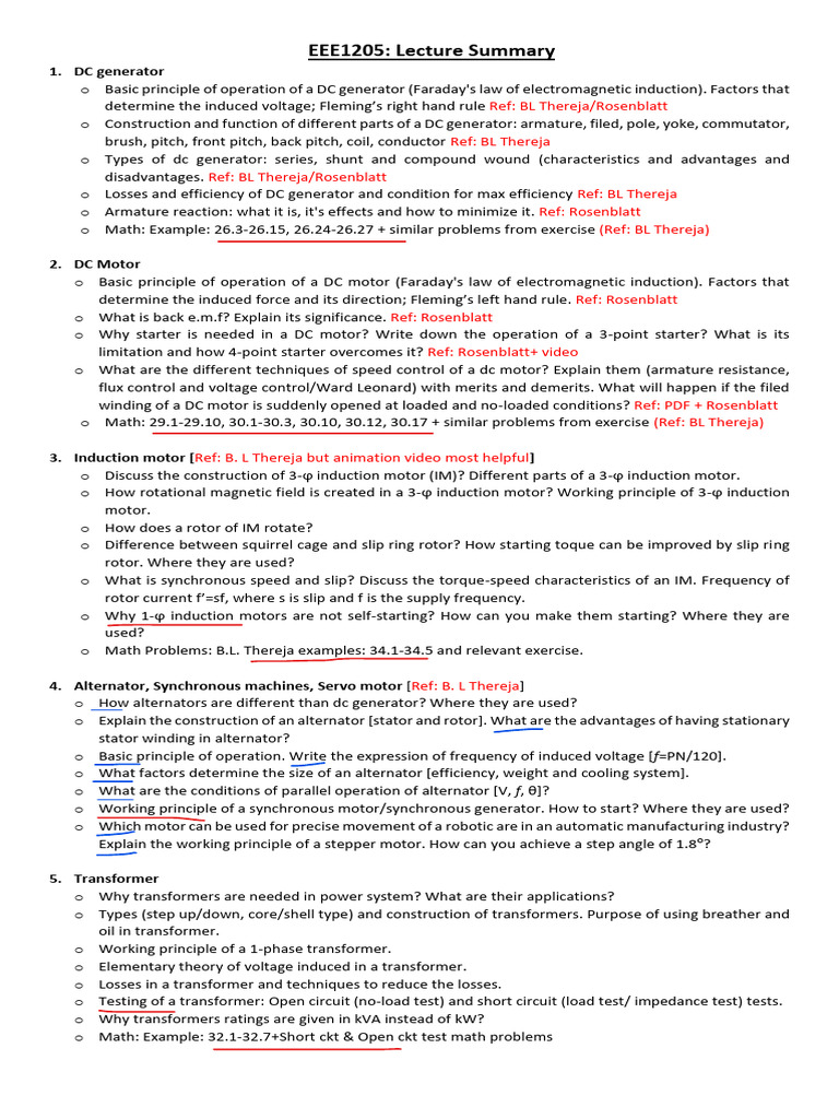 Arafat Sir Lecture Summary | PDF