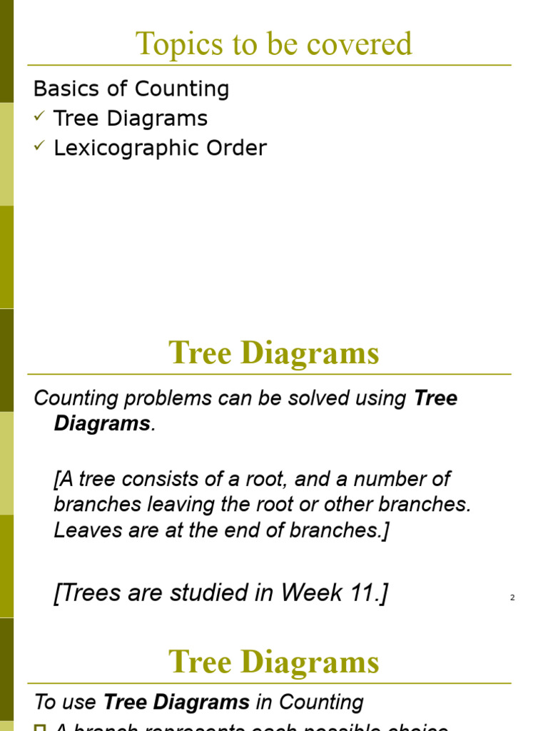 Lecture 2a Basics Of Counting 15 Slides Pdf Lexicography Linguistics