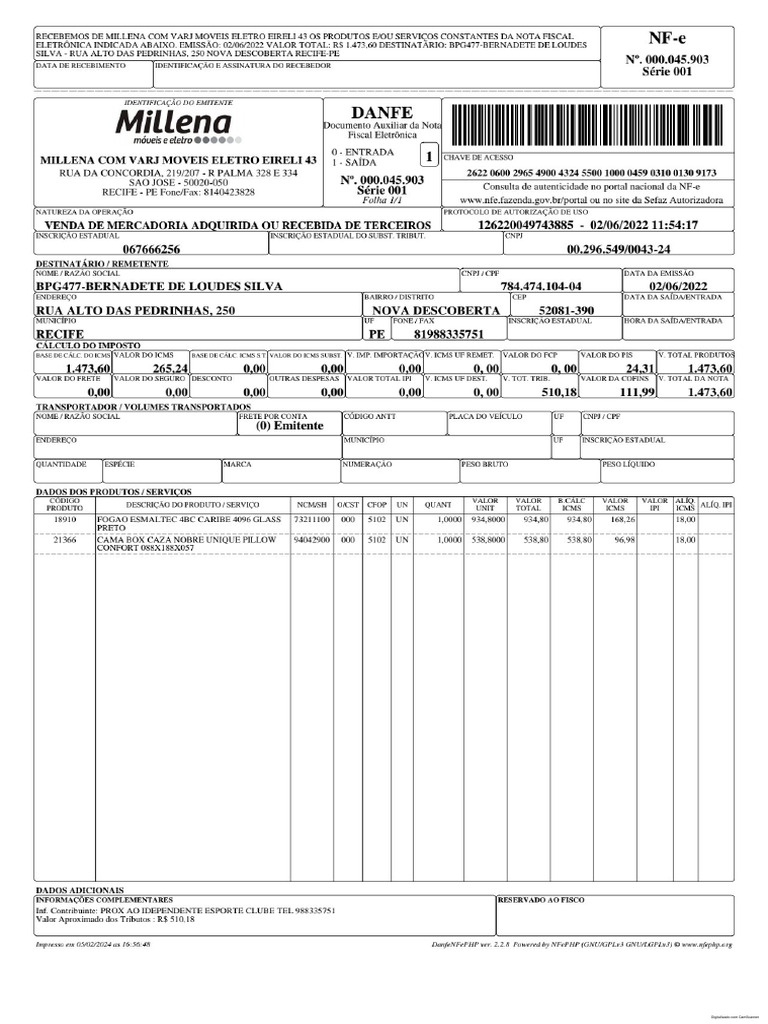 Nfe 45903 | PDF
